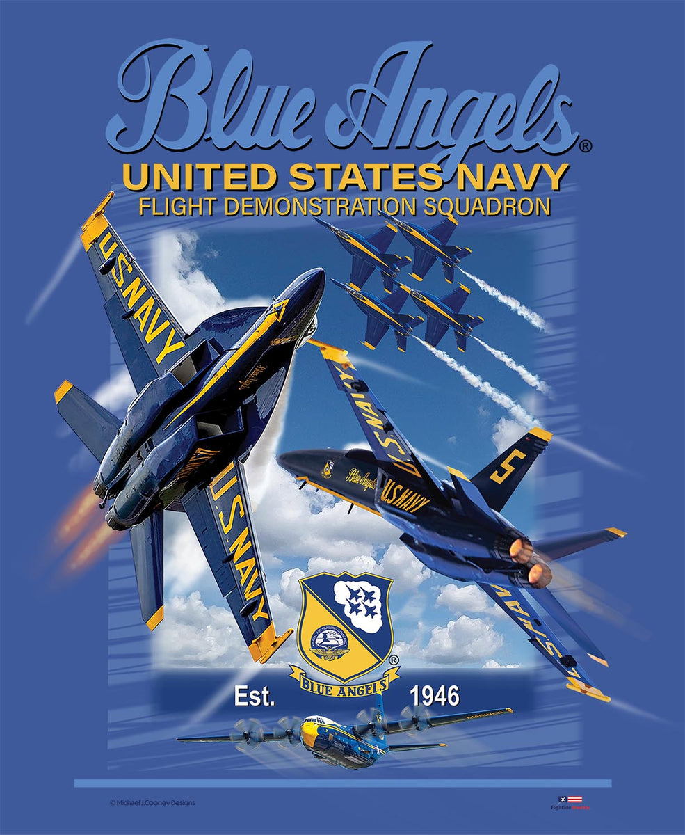 Blue Angels Solo's Diamond Royal Short Sleeve T-Shirt – Flightline America