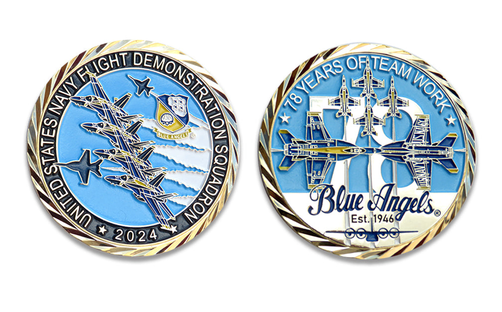 Blue Angels 2024 Challenge Coin – Flightline America