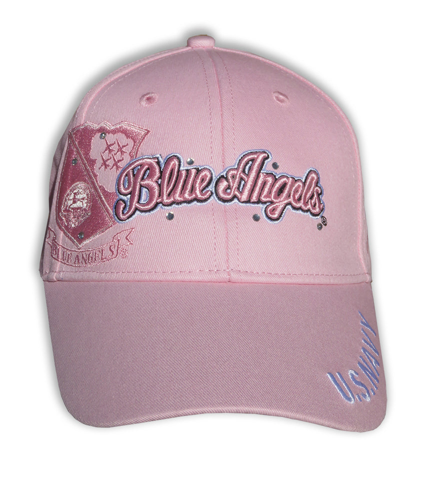 Blue Angels Ladies Bling Pink Embroidered Cap – Flightline America