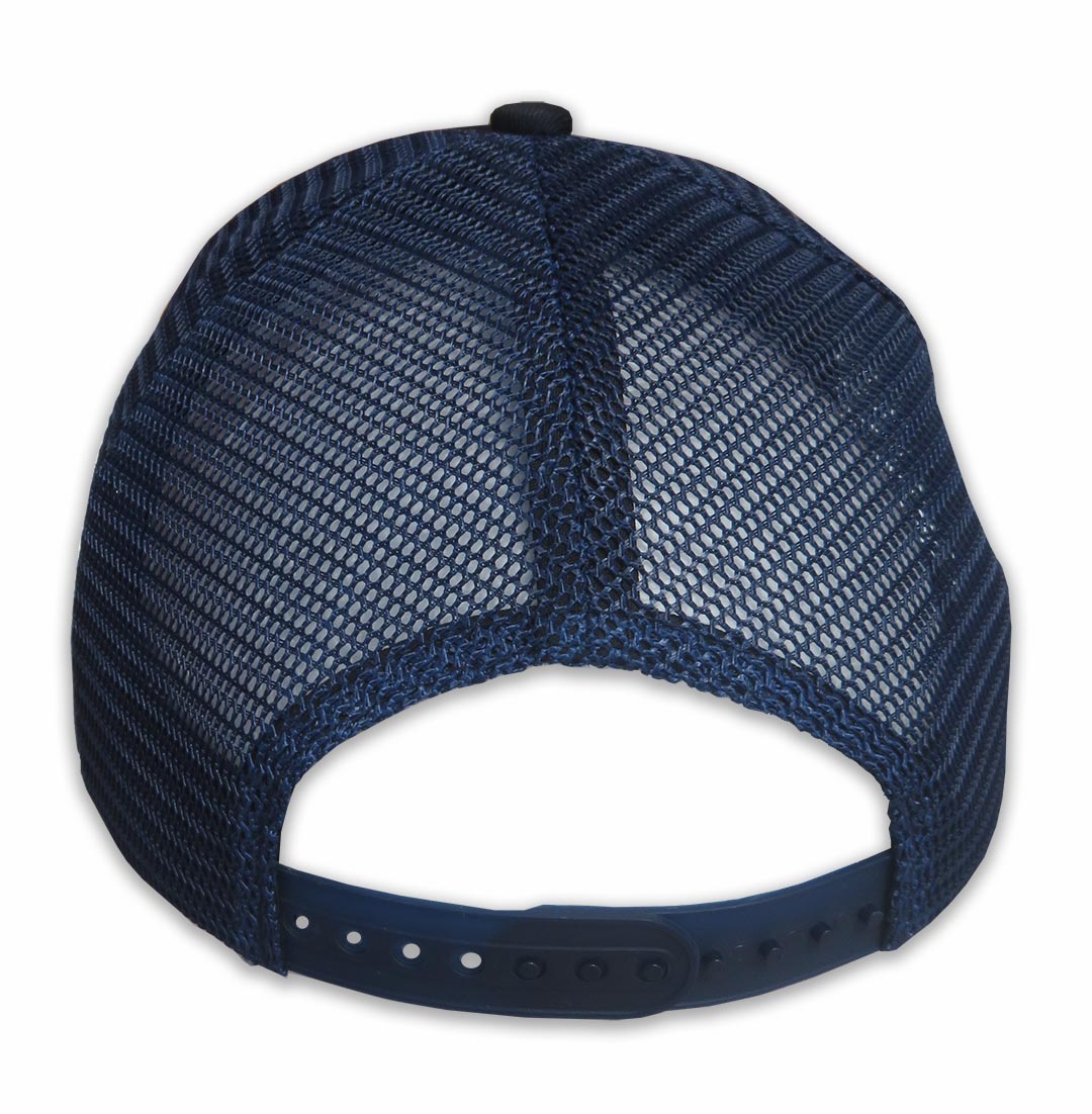 Thunderbirds Navy Blue Cotton Mesh Leather Patch Cap I – Flightline America