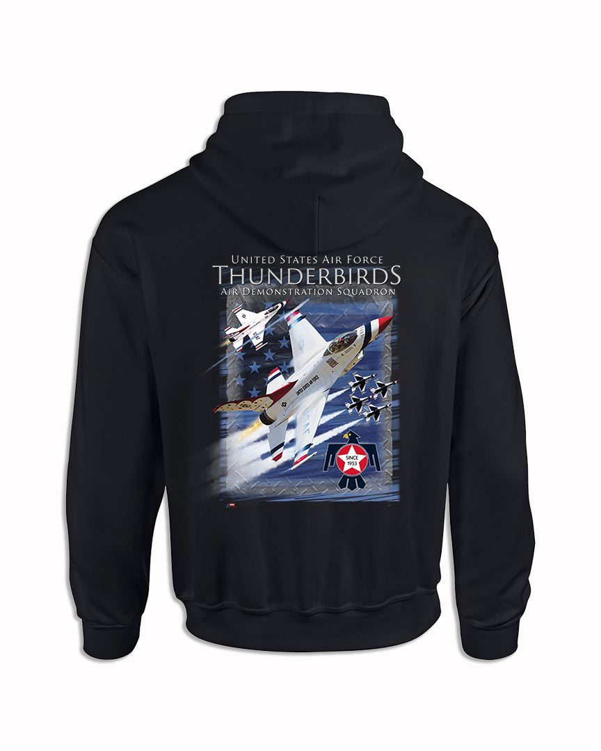 Thunderbirds Navy Blue Pullover Hoodie – Flightline America