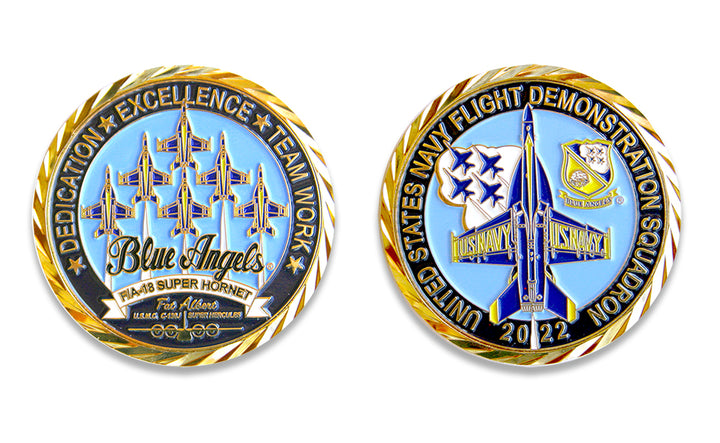 Blue Angels 2022 Challenge Coin – Flightline America