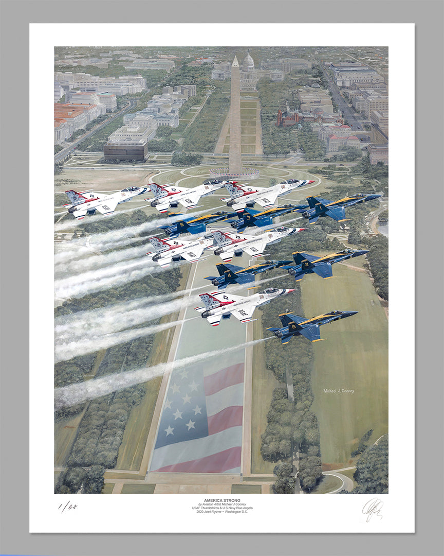 Air Force Thunderbirds America Strong – Flightline America