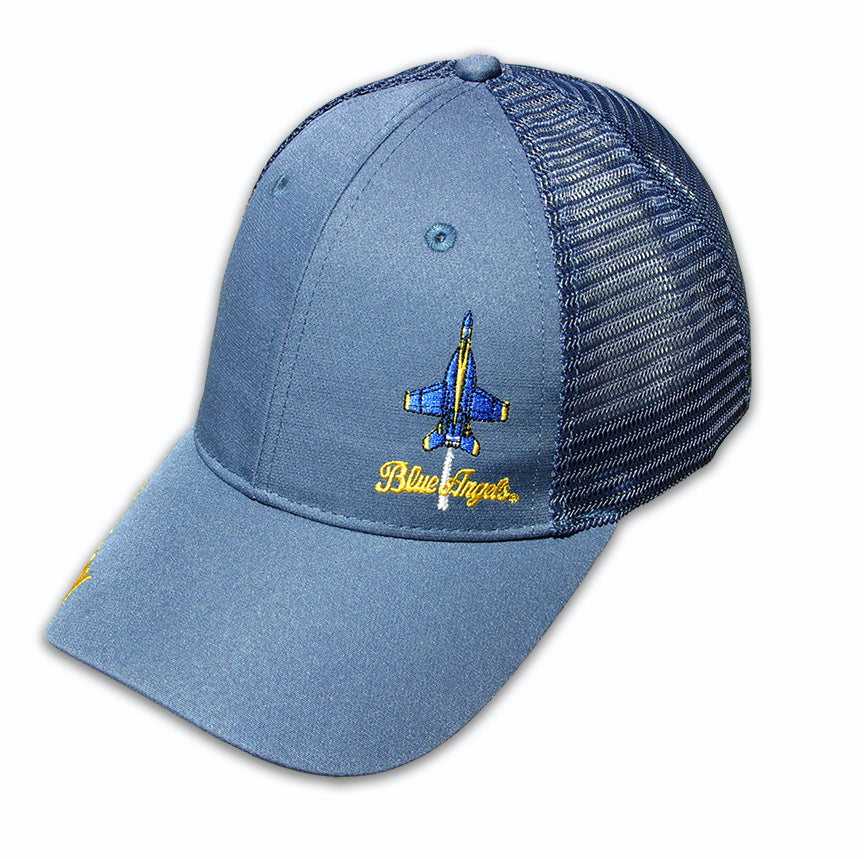 Blue Angels Poly Mesh Embroidered Cap – Flightline America
