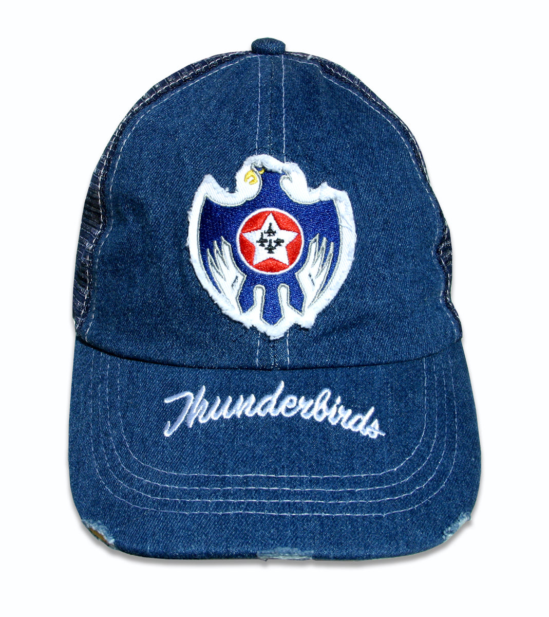 Thunderbirds Distressed Denim Mesh Cap – Flightline America