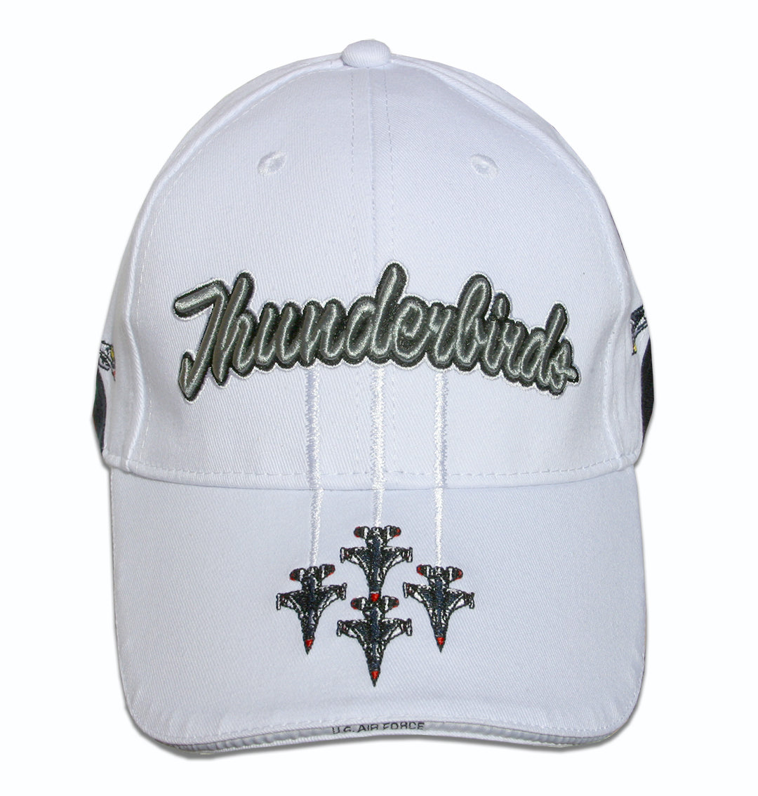 Thunderbirds White Tri Color Embroidered Cap – Flightline America