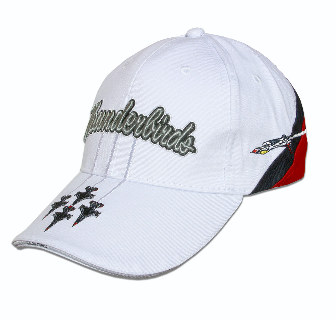 Thunderbirds White Tri Color Embroidered Cap – Flightline America