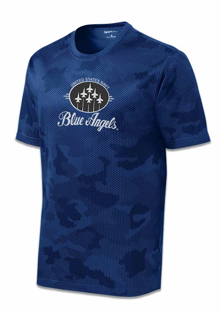 Blue Angels Royal Camo Dry Fit T Shirt – Flightline America