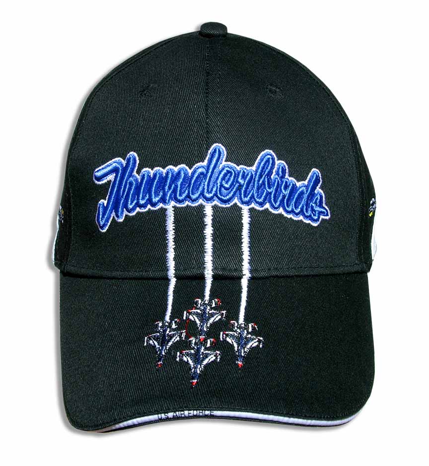Thunderbirds Black Tri-Color Cap – Flightline America